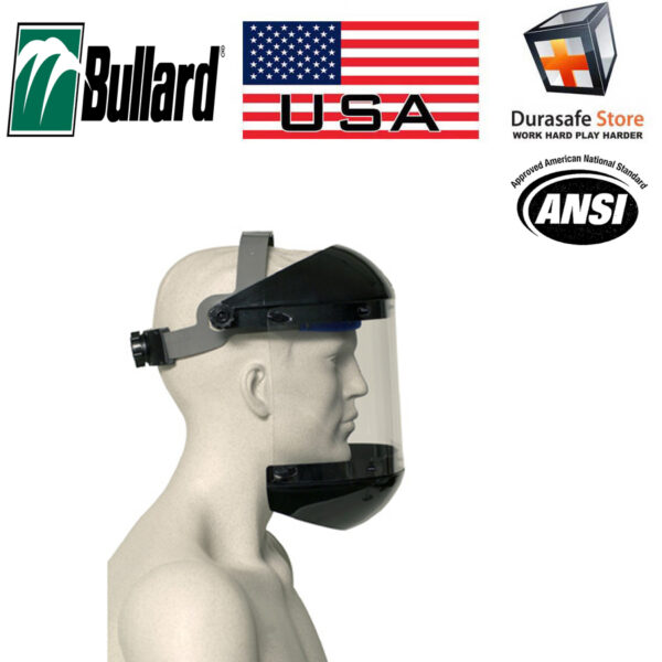 Bullard SENTINEL 2 Faceshield Ratchet Headgear Chin c/w 840MX2 Clear ...