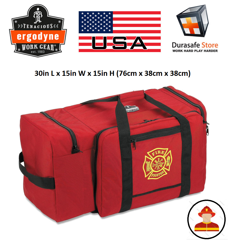 ERGODYNE GB5005 Red Large Fire & Rescue Gear Bag - Thailand Best Work ...