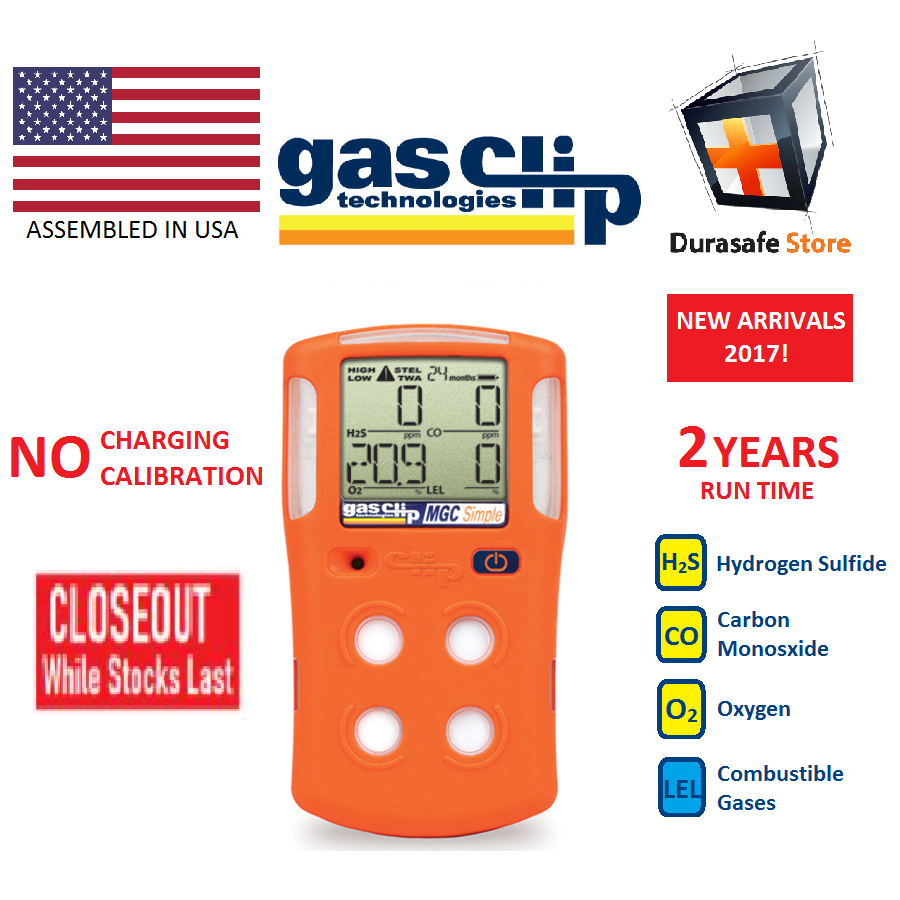 GAS CLIP MGC-S Multi Gas Clip Simple 4 Gas Detector - Thailand Best ...
