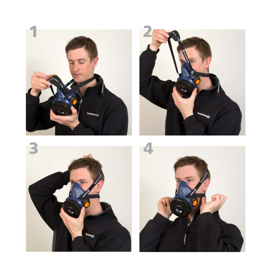 SUNDSTROM SR100 HalfMask Respirator S/M, M/L - Thailand Best Work Wear ...