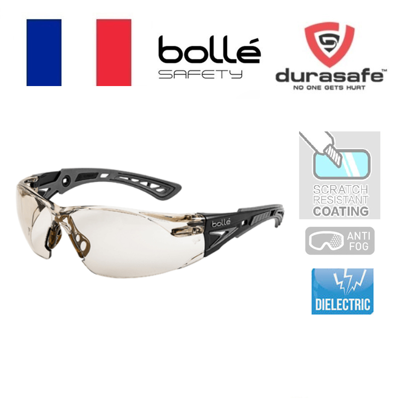 Bolle Rush+ Black/Grey,CSP Lens and Platinum Coating - Thailand Best ...