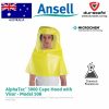 Ansell Alphatec 3000 Cape with Hood/Visor Yellow - Model 508 - Thailand ...