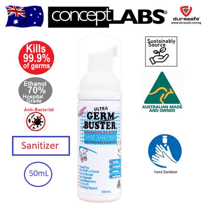 CONCEPT LABS GBFA50 - Germ Buster Alcohol Free Antibacterial Hand ...