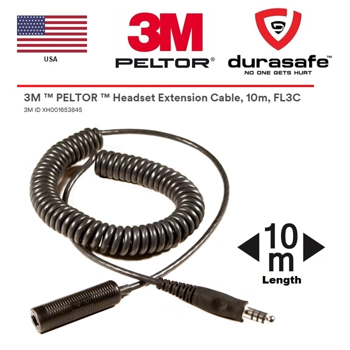 3M ™ PELTOR ™ Headset Extension Cable, 10m, FL3C - Thailand Best Work ...