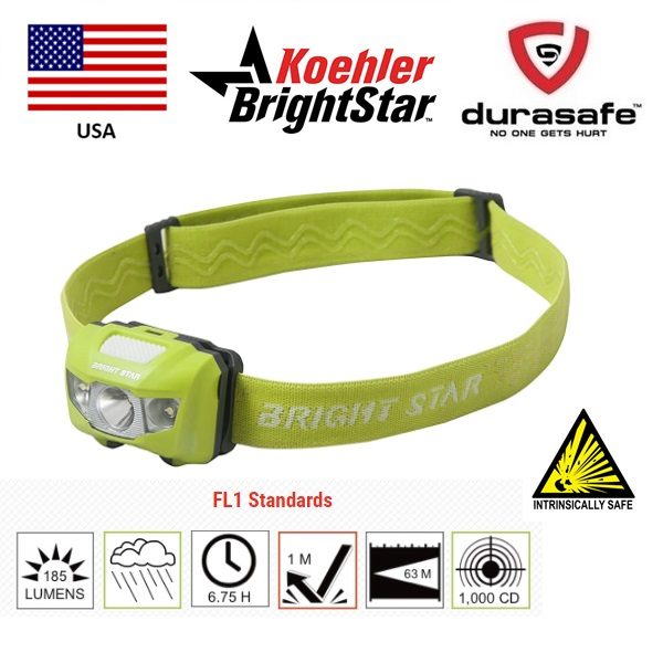 KOEHLER Brightstar 200501 Vison LED Headlamp, 185 Lumens - Thailand ...