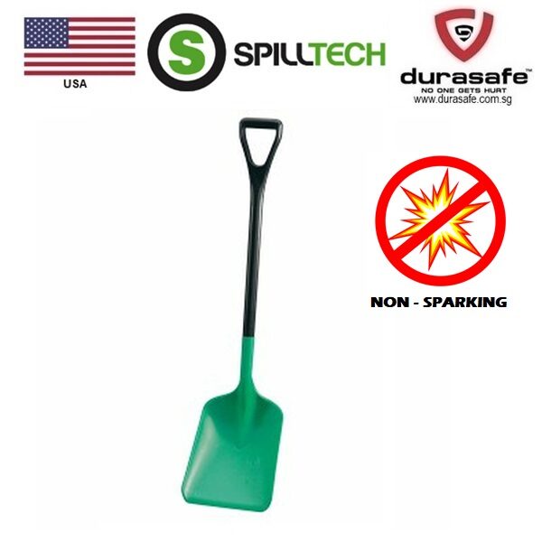 SPILLTECH A-SHOVNS Non-Sparking Lightweight Polyproplyene Safety Shovel ...