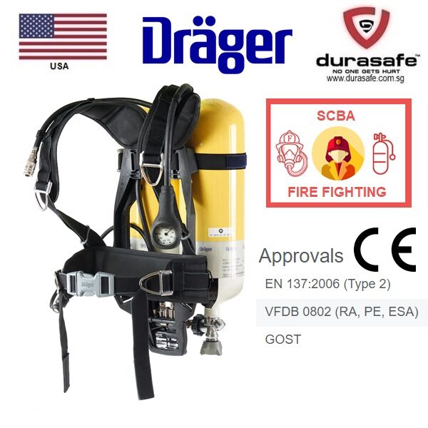 DRAGER PSS® 4000 SCBA Set with Carrying Case - Durasafe Shop